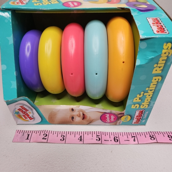 Red Box | Toys | Baby Toy Stacking Rings 5 Pieces Learning ...